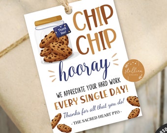 Chip Chip Hooray Cookie Gift Tags - Etsy