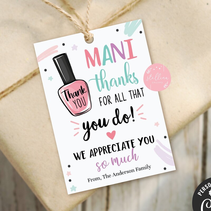 Mani Thanks - Etsy