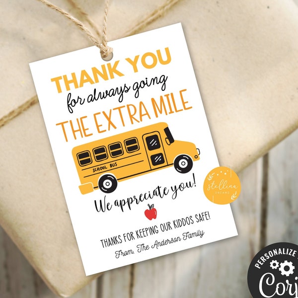 Bus Driver Thank You - Etsy