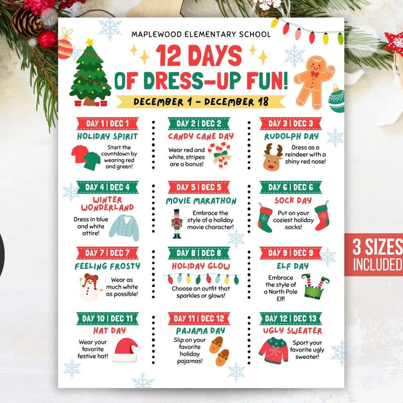 Christmas Countdown for Staff - Etsy