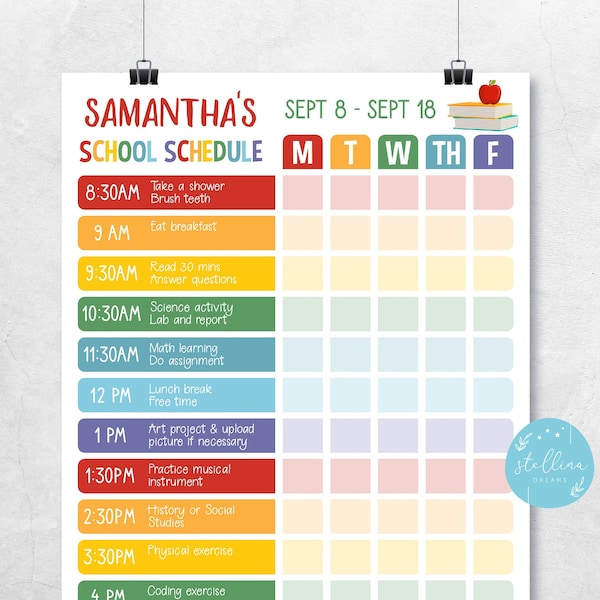 Homework Organizer - Etsy