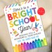 Bright School Year First Day of School Back to School Teacher, Pto Pta ...