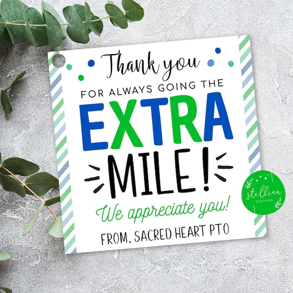 Go the Extra Mile - Etsy