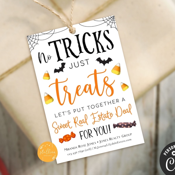 Real Estate Halloween Marketing - Etsy