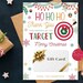 EDITABLE Gift Card Holder, Thanks for Keeping Me on Target, Printable ...