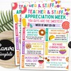 Western Themed Teacher Appreciation Week Itinerary Poster, Wild West ...