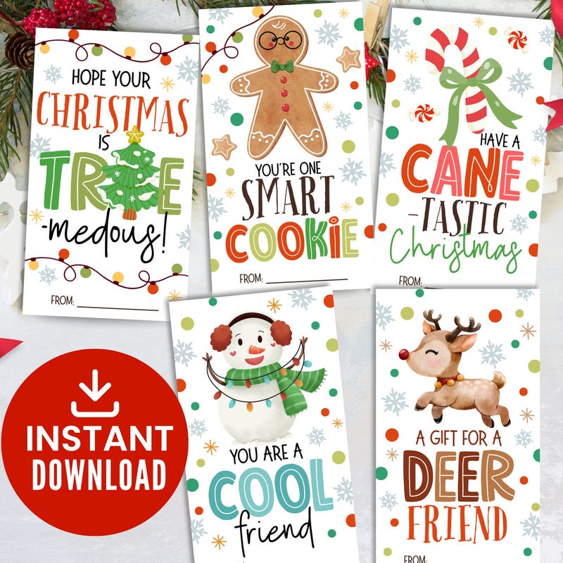 Deer Cookie Tag - Etsy