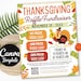 Editable Thanksgiving Raffle Ticket Fundraiser Flyer, Split the Pot ...