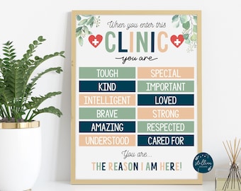 Printable School Health Office Poster Pediatric Clinic Decor Printable ...