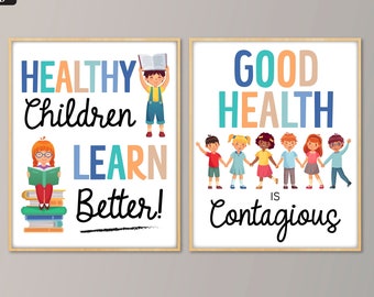 Health Room Office Posters, School Health Posters, Nurse, INSTANT ...