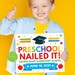 EDITABLE DATE Preschool Graduation Photo Prop, Last Day End of School ...