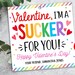 EDITABLE Valentine Shovel Tag I Dig You Valentine Tags, Valentines Gift ...