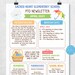 April PTO PTA Newsletter Flyer Easter Printable Handout - Etsy