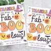 Editable Halloween Lottery Gift Tags, Thanks a Lotto for All That You ...