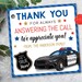 EDITABLE Police Appreciation Gift Tag, Thank You Gift First Responder ...
