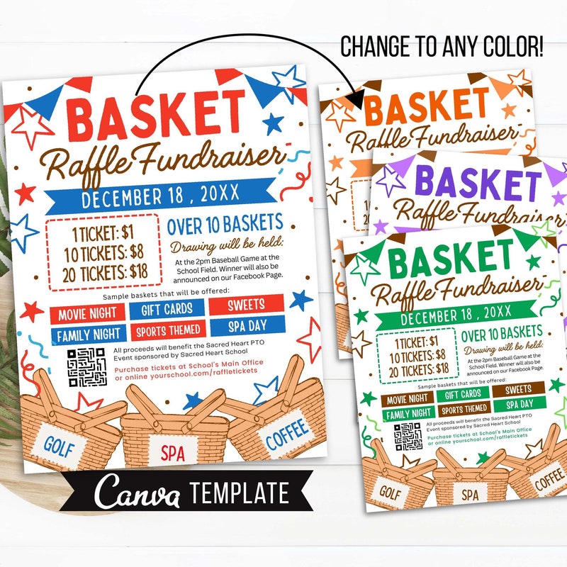 Raffle Baskets - Etsy