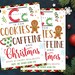 Editable Christmas Teacher Gift Tags, C is for Caffeine and Coffee ...