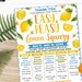 EDITABLE Teacher Appreciation Week Itinerary, Easy Peasy Lemon Squeezy ...