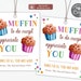 Muffin Appreciation Gift Tags, Thank You Muffin Labels, School Pto Pta ...