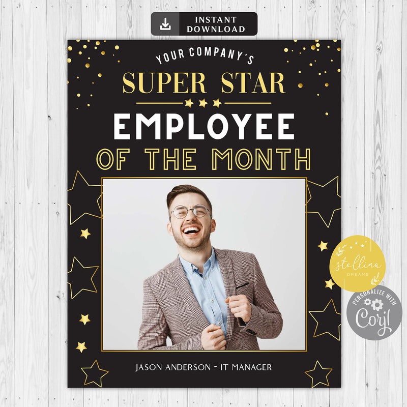 Employee of the Month Picture Frame - Etsy