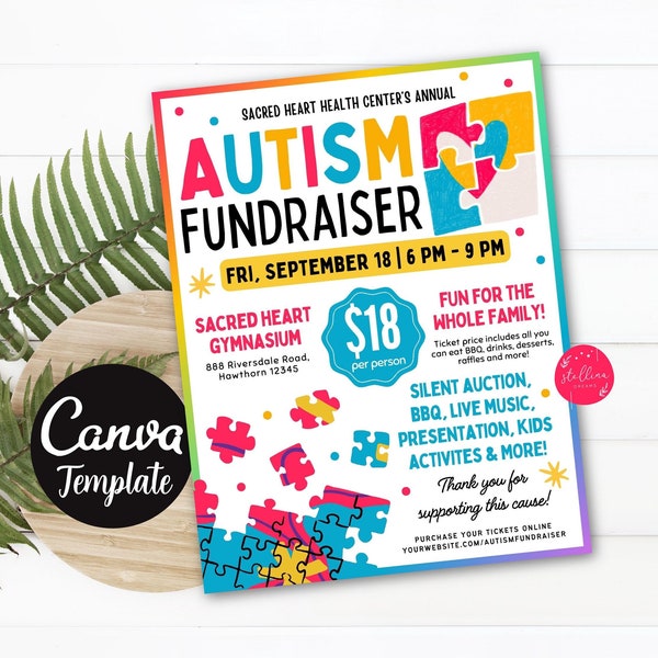 Autism Awareness Flyers - Etsy