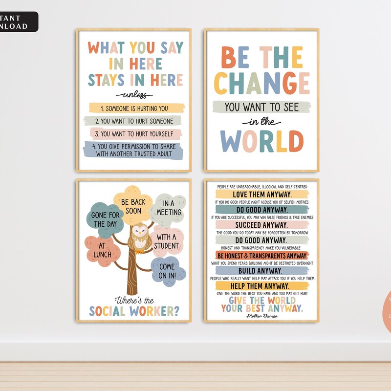 Social Work Office Decor - Etsy