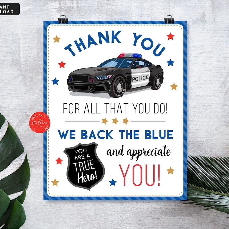Police Appreciation - Etsy
