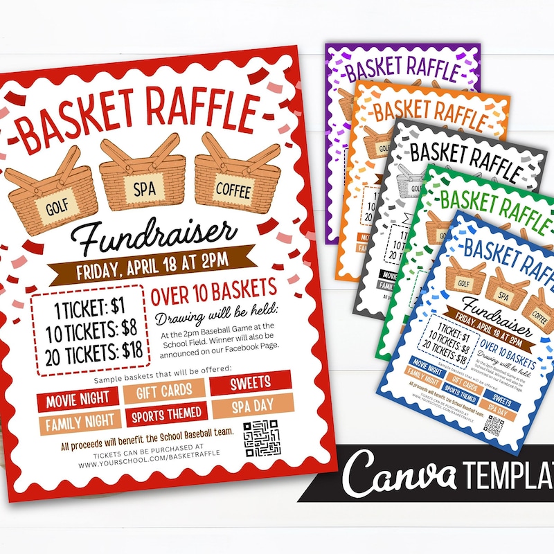 Raffle Baskets - Etsy