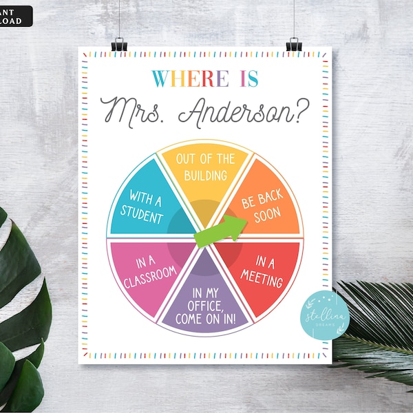 Classroom Door Sign - Etsy