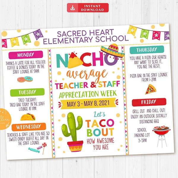 Teacher Appreciation Week Fiesta - Etsy