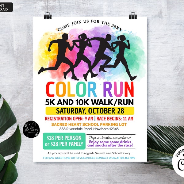 Color Run - Etsy