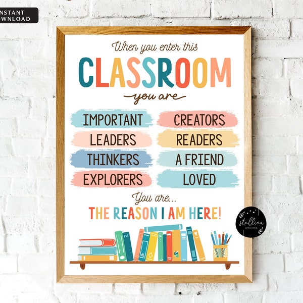 When You Enter This Classroom - Etsy