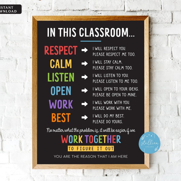 Classroom Rules - Etsy