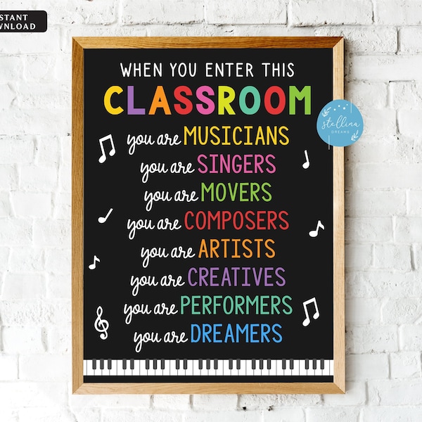 Theatre Classroom Poster - Etsy