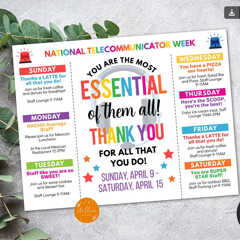 Dispatch Week Ideas - Etsy