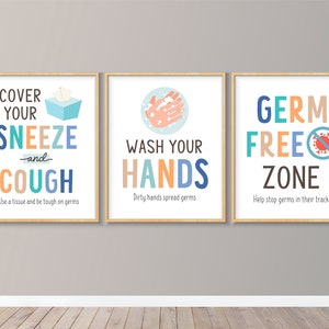 Wash Your Hands Bulletin Board Kit - Etsy Canada