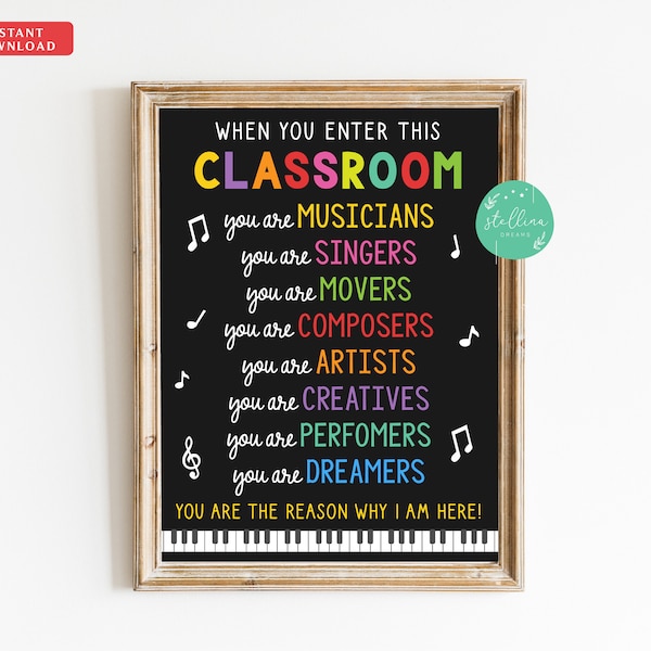 Music Classroom - Etsy