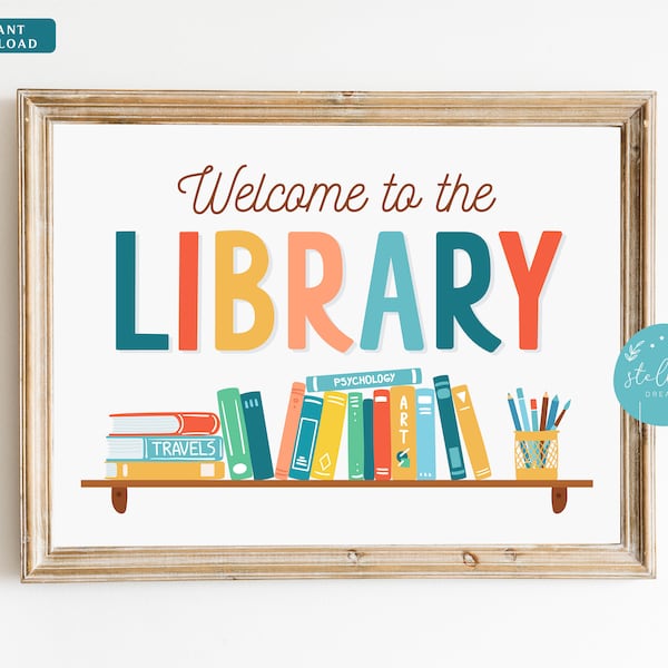 Library Decorations - Etsy
