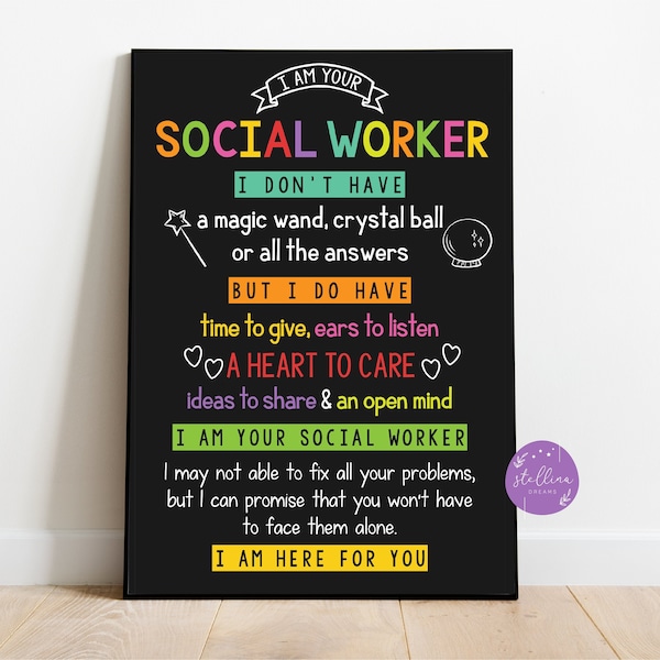 Social Worker Office Decor - Etsy