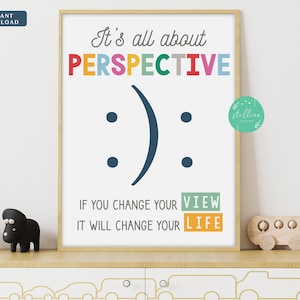 All About Perspective Poster, Guidance Counselor Office Decor ...