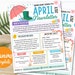 Editable April PTO PTA Newsletter Flyer, Easter Classroom Printable ...
