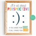 All About Perspective Poster, Guidance Counselor Office Decor ...