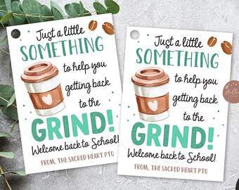 Welcome Back to the Grind Coffee Bulletin Set for School, Church, or ...