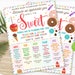 Candy Sweet Theme Teacher Appreciation Week, Itinerary Poster Digital ...