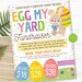 Egg My Yard Fundraiser Flyer, Printable Invite Easter Egg Hunt, School ...