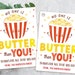 EDITABLE Popcorn Gift Tag, No One is Butter Than You, Volunteer Teacher ...