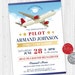 Pilot Graduation Invitation Air Force Academy Graduate Invite ...
