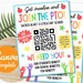 Editable Monthly PTO PTA Flyer Printable Handout, School Year ...