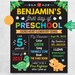 Dinosaur First Day of School Sign, Back to School Sign, Dino First Day ...