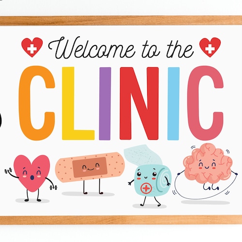 Printable Welcome to the Nurse's Clinic Sign School - Etsy